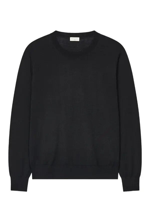 Dries Van Noten Merino-wool Sweater - Black