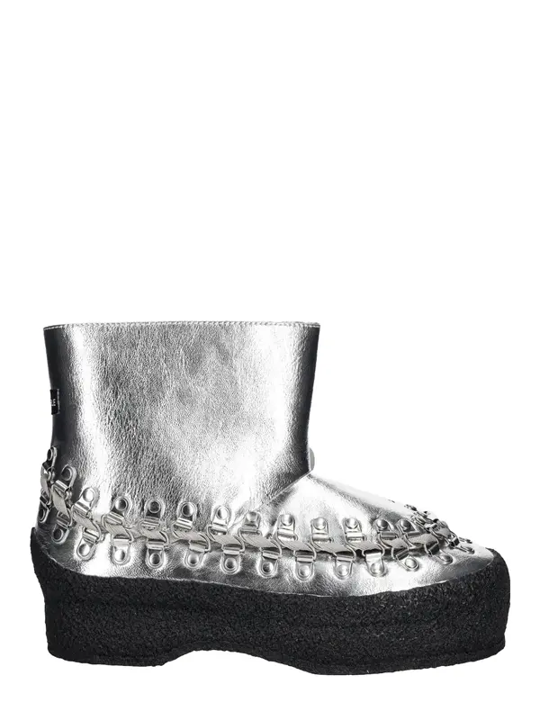 BLUEMARBLE Metallic-effect Ankle Boots - Silver
