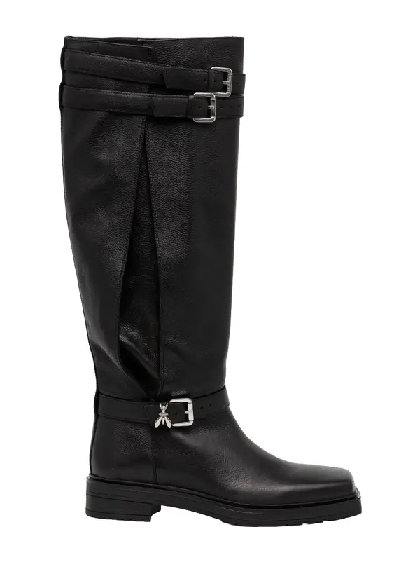 Patrizia Pepe Buckle-strap Boots - Black