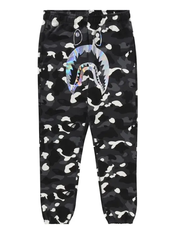 A BATHING APE City Camo Shark Sweat Pants - Black