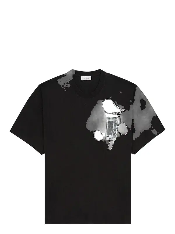 Off-White Short-sleeve Tee /grey - Black