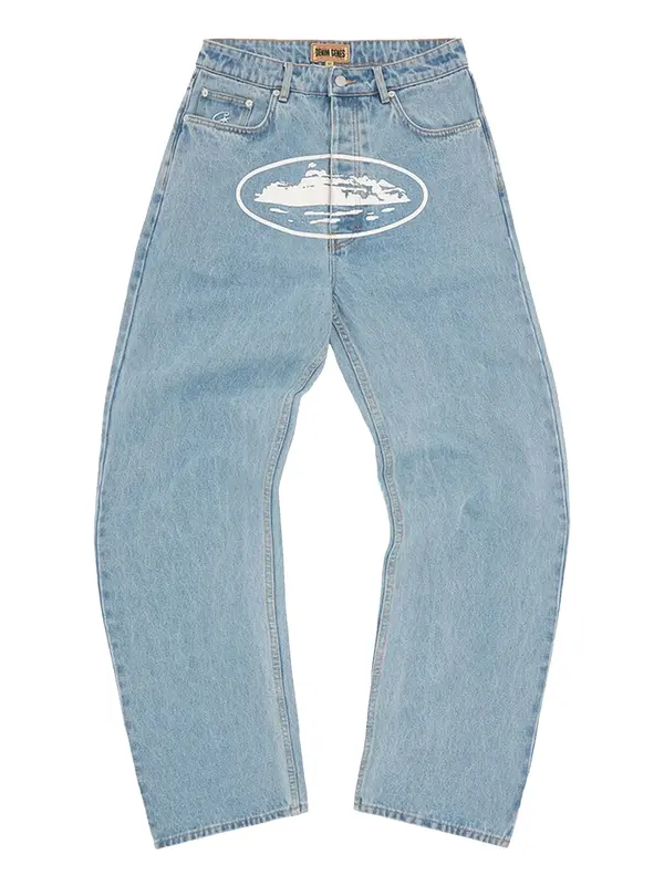 CORTEIZ Alcatraz Baggy Jeans - Blue