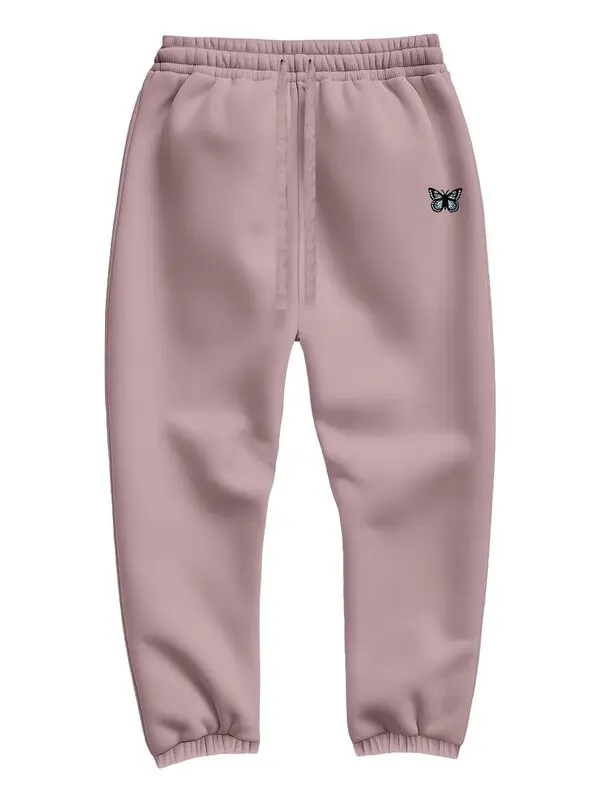 DALIX Butterfly Jogger Sweatpant - Blush