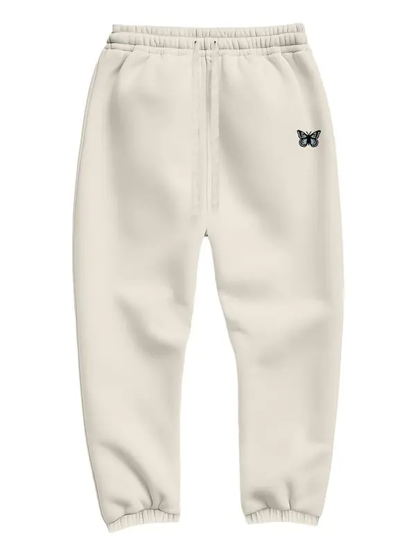 DALIX Butterfly Jogger Sweatpant - Bone