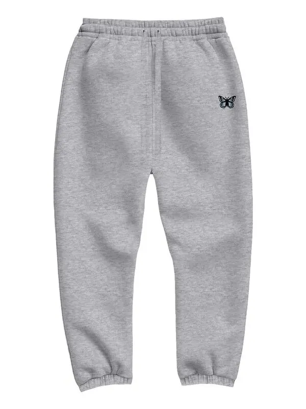 DALIX Butterfly Jogger Sweatpant - Heather Grey