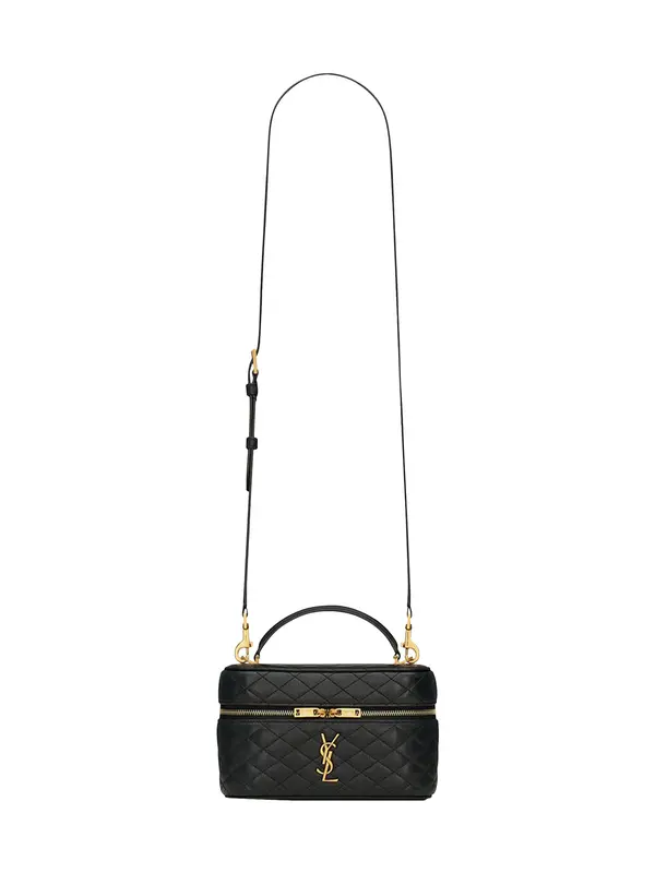 Saint Laurent Mini Gaby Vanity Bag - Black