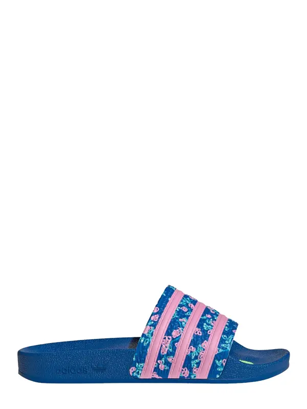 Adidas Kseniaschnaider X Adilette Floral Slide - Blue