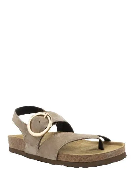 Naot Baltimore Slingback Sandal - Almond Suede