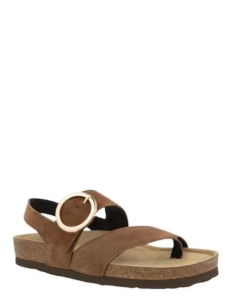 Naot Baltimore Slingback Sandal - Brown Cedar Suede