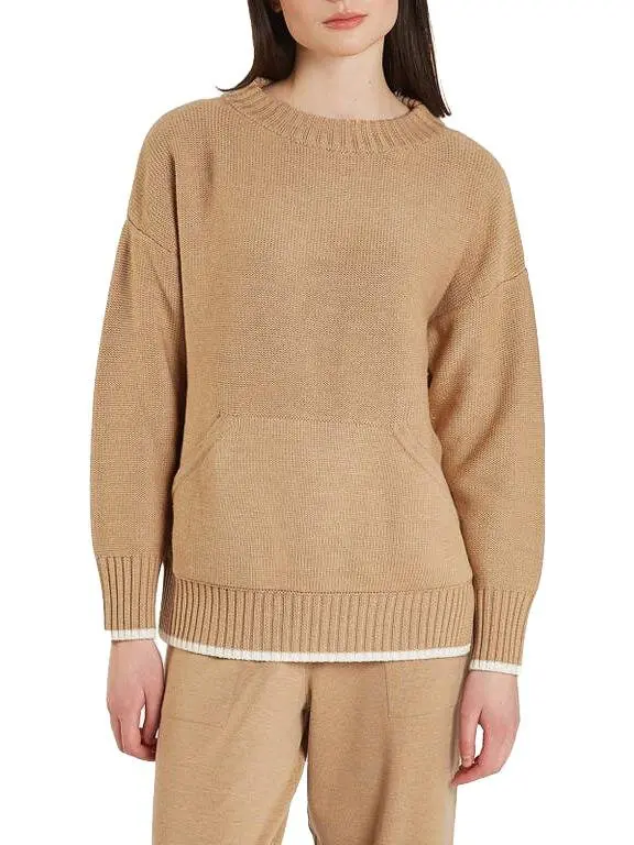 OYUN Merino Cozy Tunic Sweatshirt - Camel