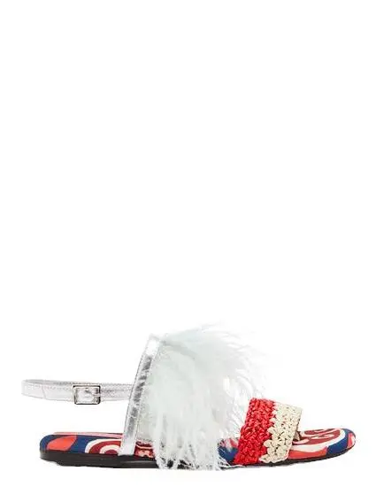 La DoubleJ Medal Sandal - Moonflower Navy