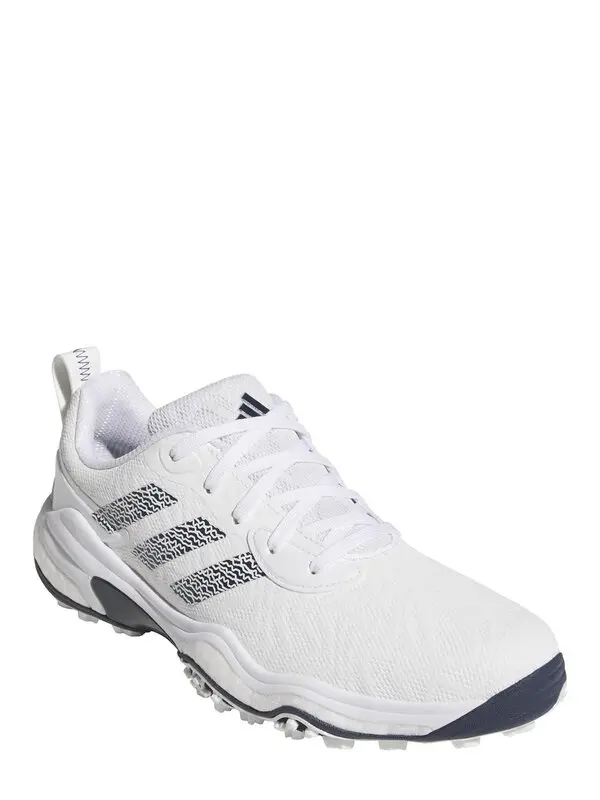 Adidas Codechaos 25 Waterproof Spikeless Golf Shoe - White/ Collegiate Navy/ White