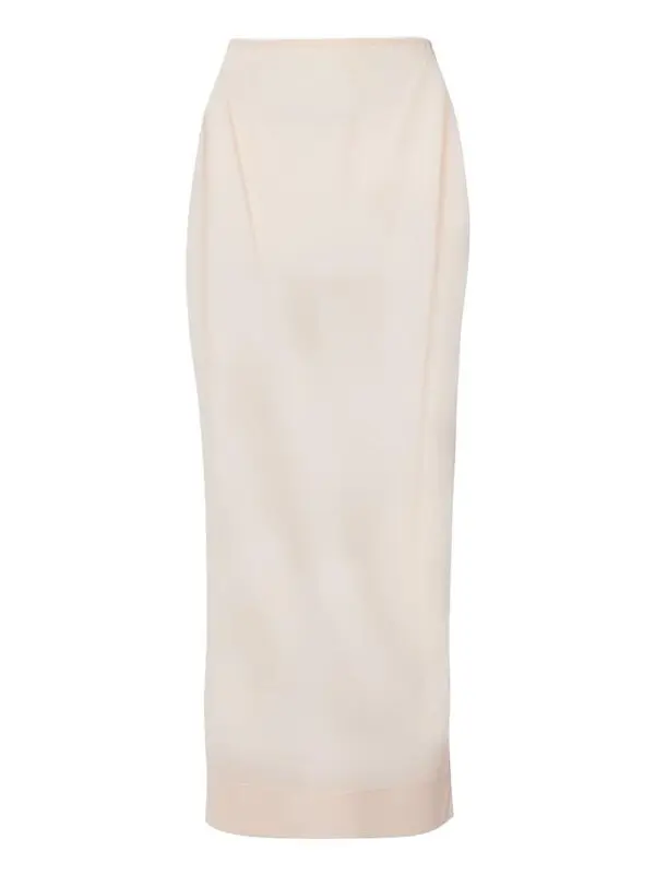 Simone Rocha Sheer Pencil Skirt - Neutrals