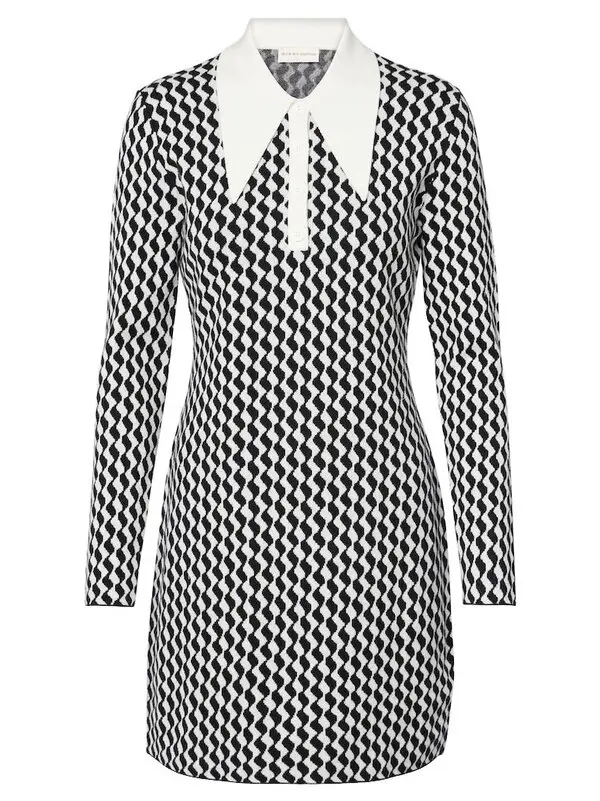 Rixo Cotton-blend Mini Dress - Black