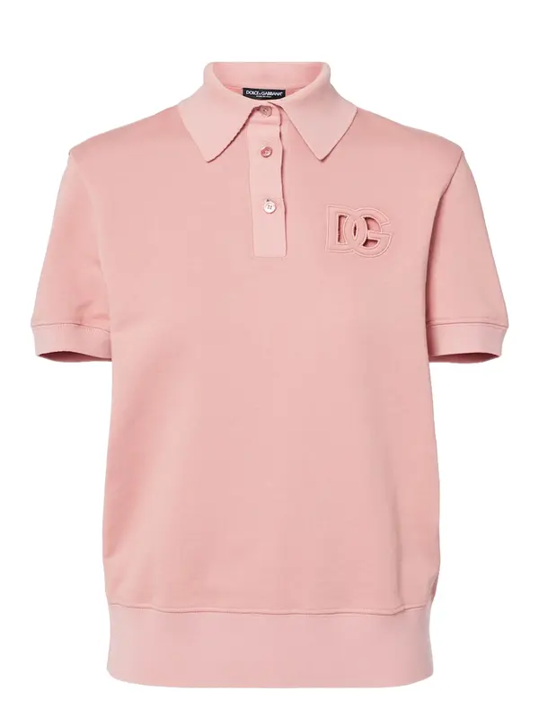 Dolce & Gabbana Cotton Polo Shirt - Pink