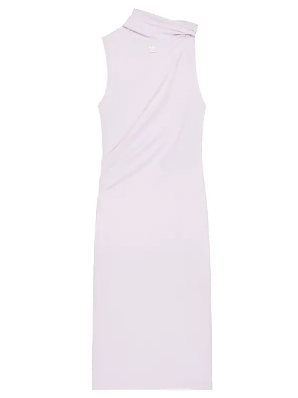 COURREGES Draped Mini Dress - Pink