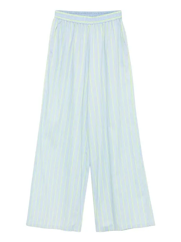 FORTE_FORTE Striped Trousers - Blue
