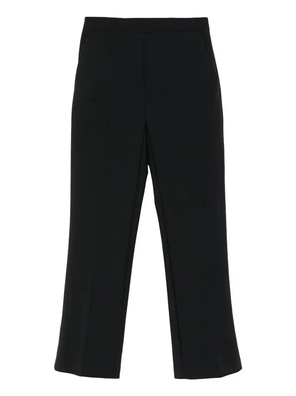 Elisabetta Franchi Cropped Trousers - Black