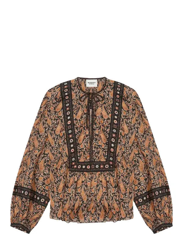 MARANT ETOILE Gayle Blouse - Brown