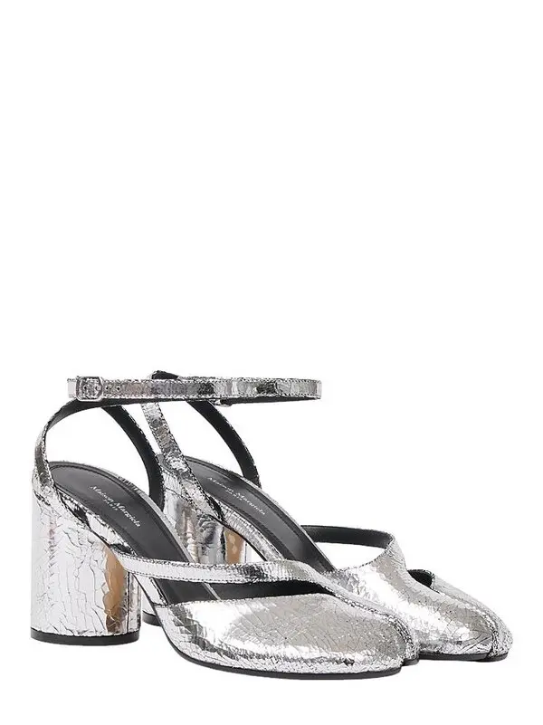 MAISON MARGIELA Tabi 80 Pumps - Silver