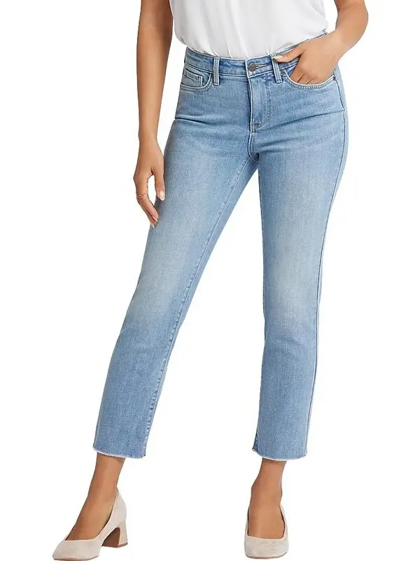 NYDJ Sheri High-rise Slim Ankle Jeans - Blue Valley