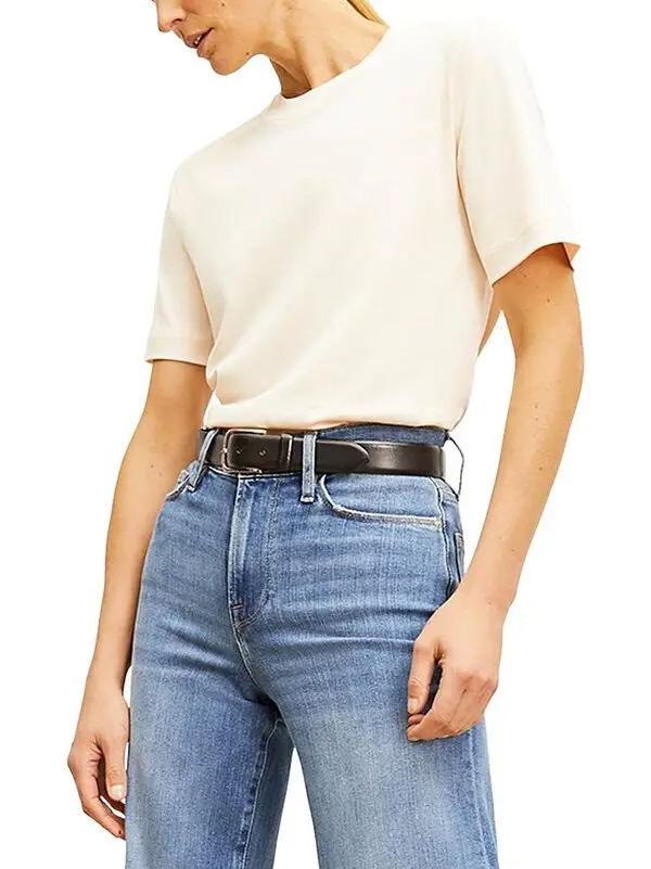 M.M.LAFLEUR Leslie Organic Pima Cotton T-shirt - Ivory