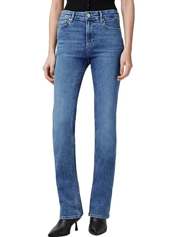 ALLSAINTS Haldan Mid-rise Bootcut Jeans - Mid Indigo