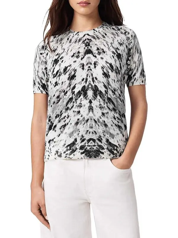 ALLSAINTS Anouk Wool Tee - Canter Ecru