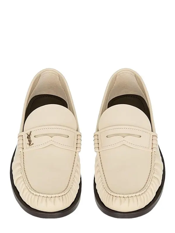 Saint Laurent Loafers - Beige