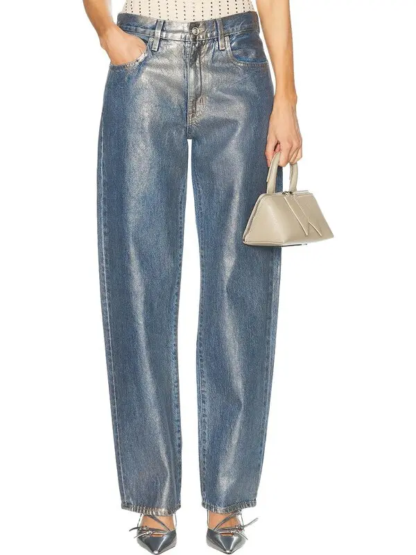 SLVRLAKE Devon Straight-leg Jeans - Silver Lining