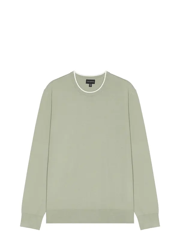 Club Monaco Long Sleeve Crewneck - Sage