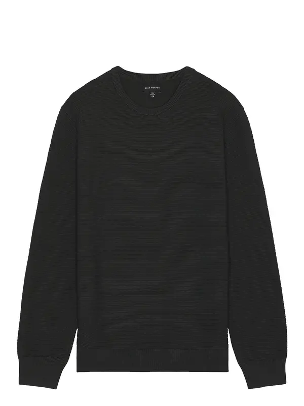 Club Monaco Twill Crew Sweater - Coal