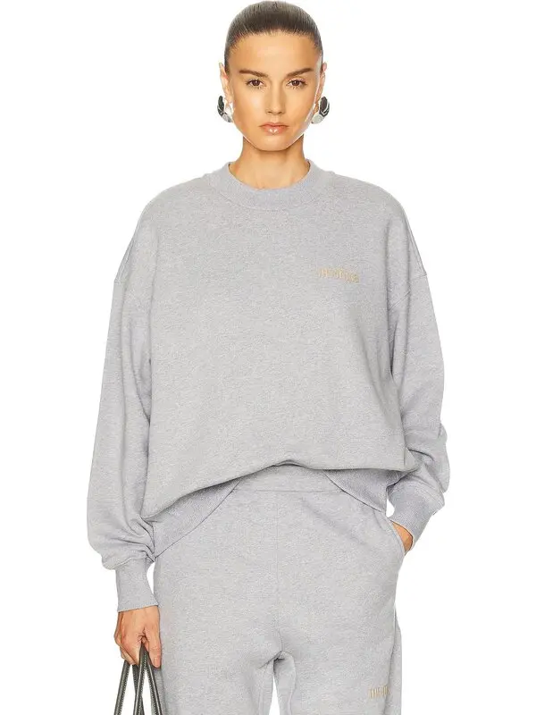Attico Sweatshirt - Melange Grey & Beige