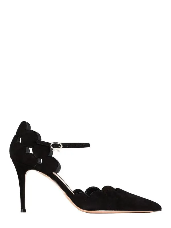 GIANVITO ROSSI Ariana Laser-cut Pumps - Black
