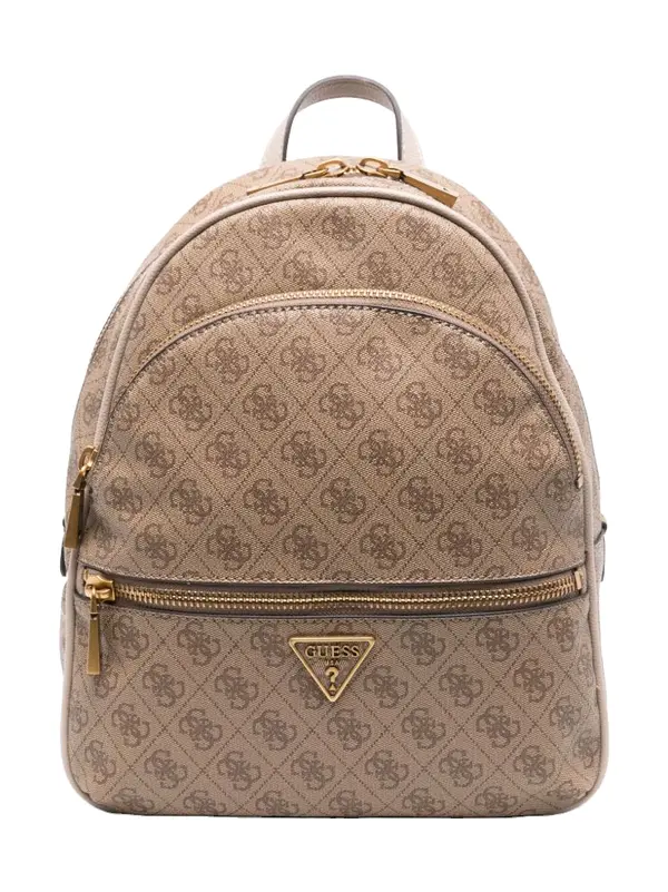 Guess 4g-logo Backpack - Neutrals