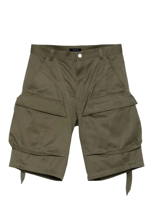 MUGLER Cargo Shorts - Green