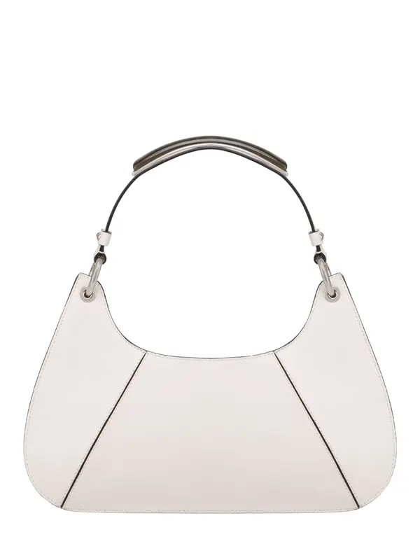 Alberta Ferretti Gusset Detail Shoulder Bag - White