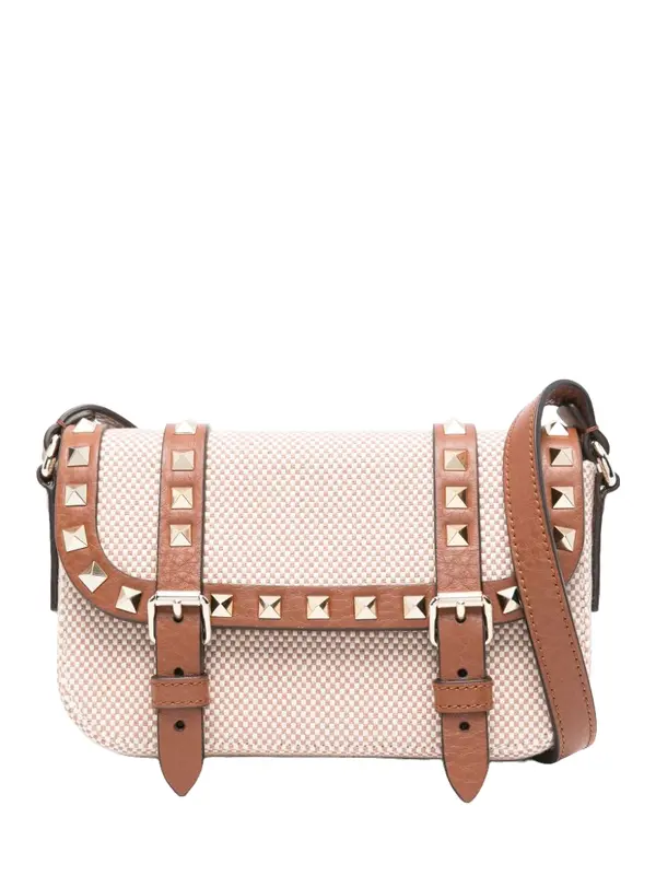 Valentino Garavani Mini Rockstud Cross Body Bag - Neutrals