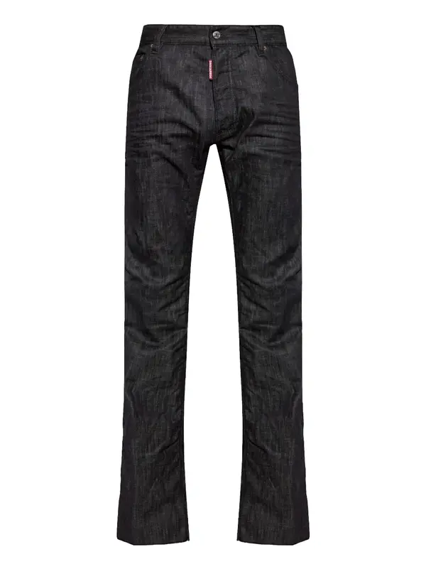 Dsquared2 Logo-tag Jeans - Black