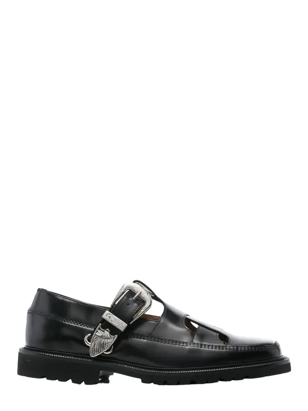 TOGA VIRILIS Leather Loafers - Black