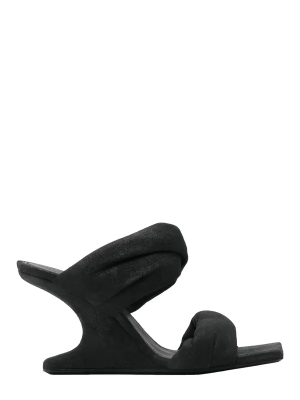 Rick Owens 80mm Cantilever Sandals - Black