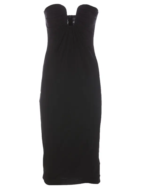 Pinko Strapless Dress - Black