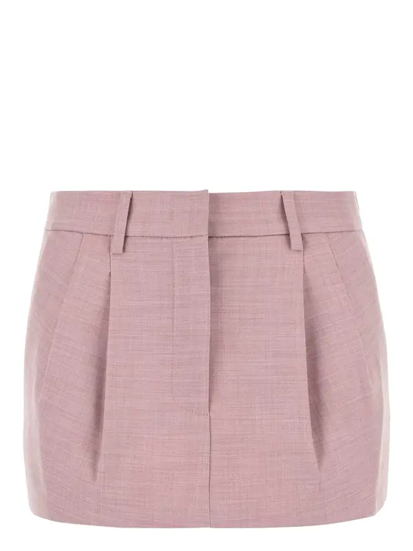 Andamane Pleated Mini Skirt - Pink