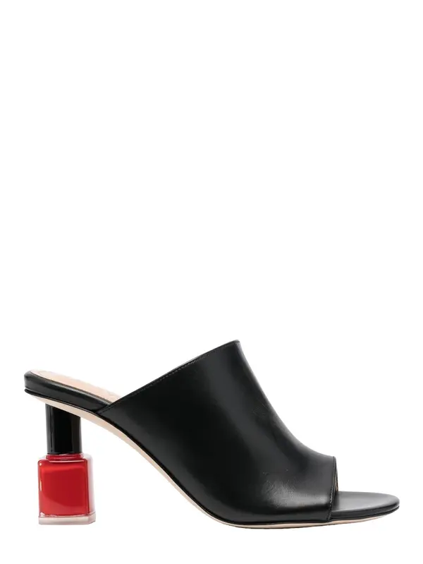 Loewe 90mm Leather Sandals - Black