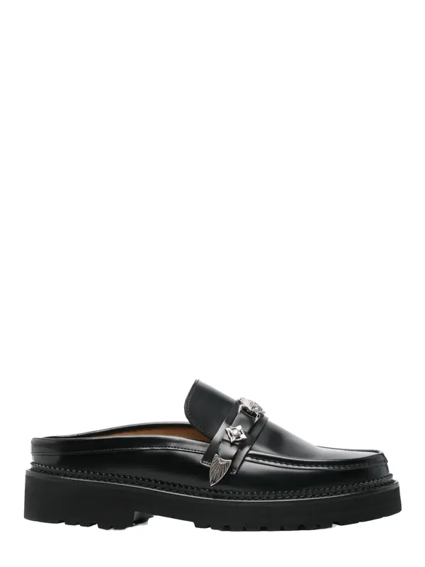 TOGA VIRILIS Leather Loafers - Black