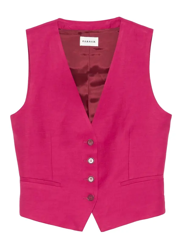 P.a.r.o.s.h V-neck Waistcoat - Pink