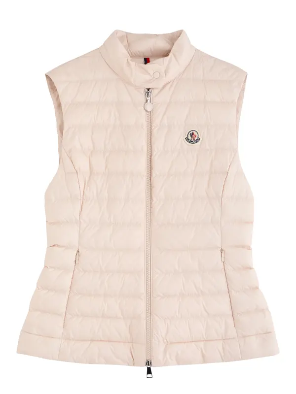 Moncler Igens Quilted Shell Gilet - Pink Light