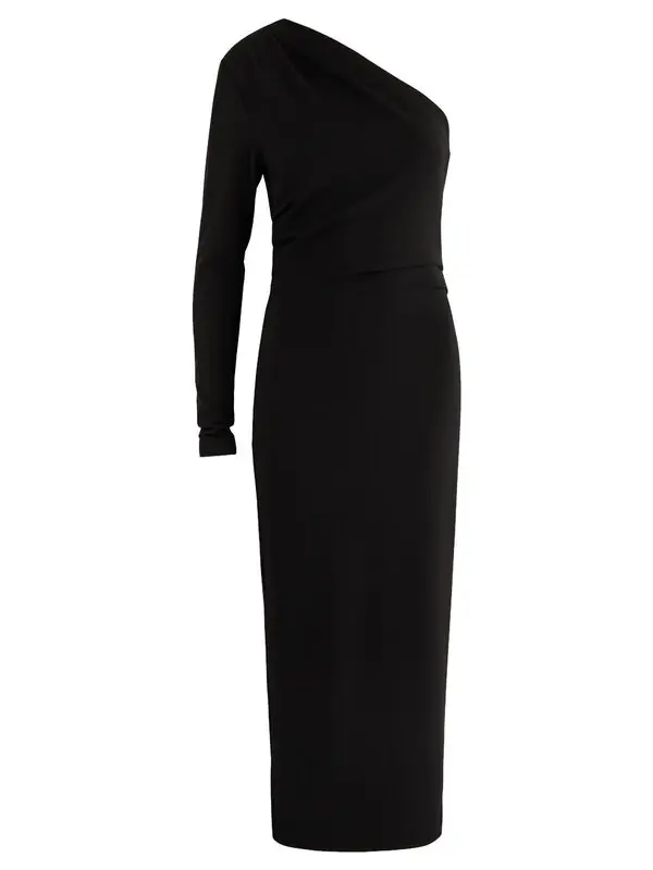 Day Birger Et Mikkelsen Valley One-shoulder Midi Dress - Black