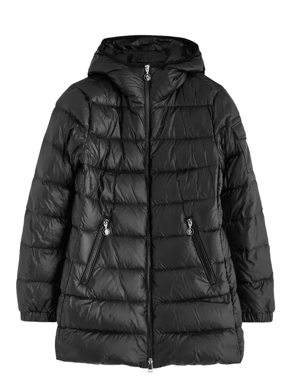 Moncler Glements Hooded Quilted Shell Jacket - Black