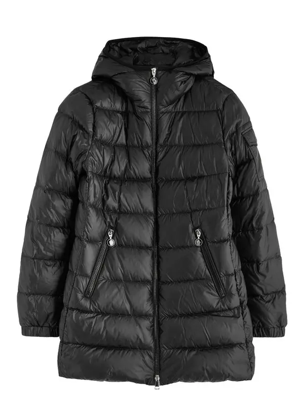Moncler Glements Hooded Quilted Shell Jacket - Black